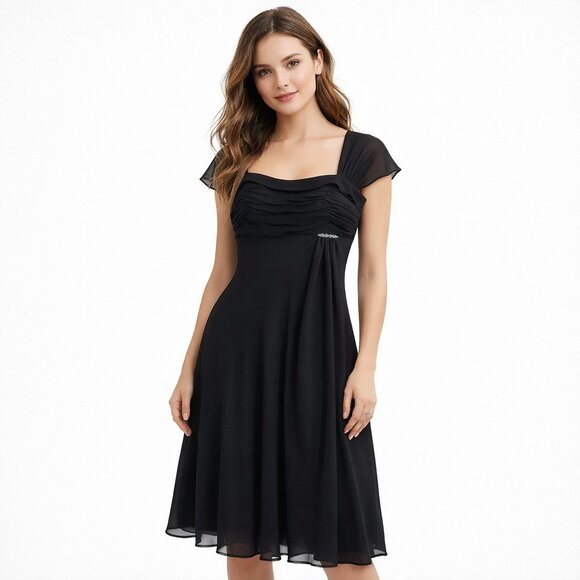 SL Fashions | Dresses | Nwt Sl Fashions Women Sz 2 Black Cocktail Party ...